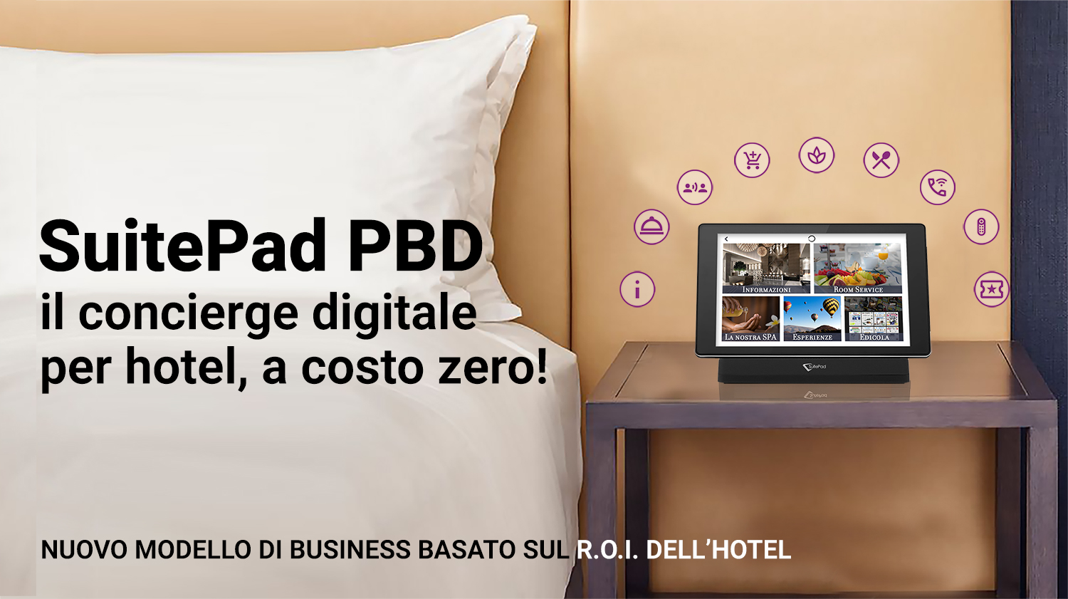 SuitePad Performance: il concierge digitale per hotel, a rischio zero